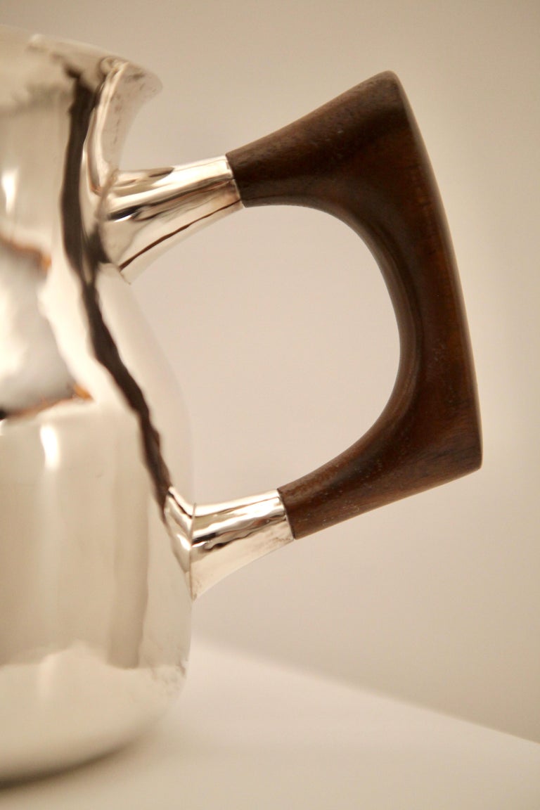 Eric Löfman, Sterling Silver Coffee Service, MGAB, Sweden, 1977 For ...