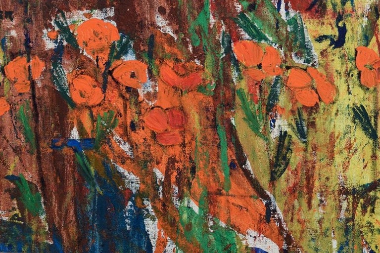 Eric Lundberg, Modernist Landscape. Oil on Canvas For Sale at 1stDibs