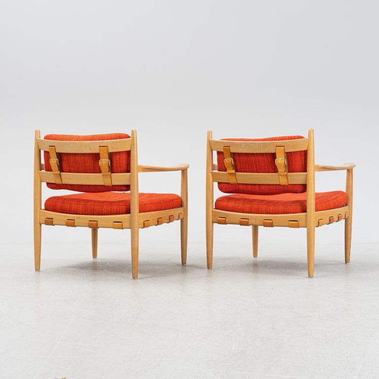 Eric Merthen, Pair of Oak Cadett Easy Chairs, Sweeden, 1960s For Sale ...