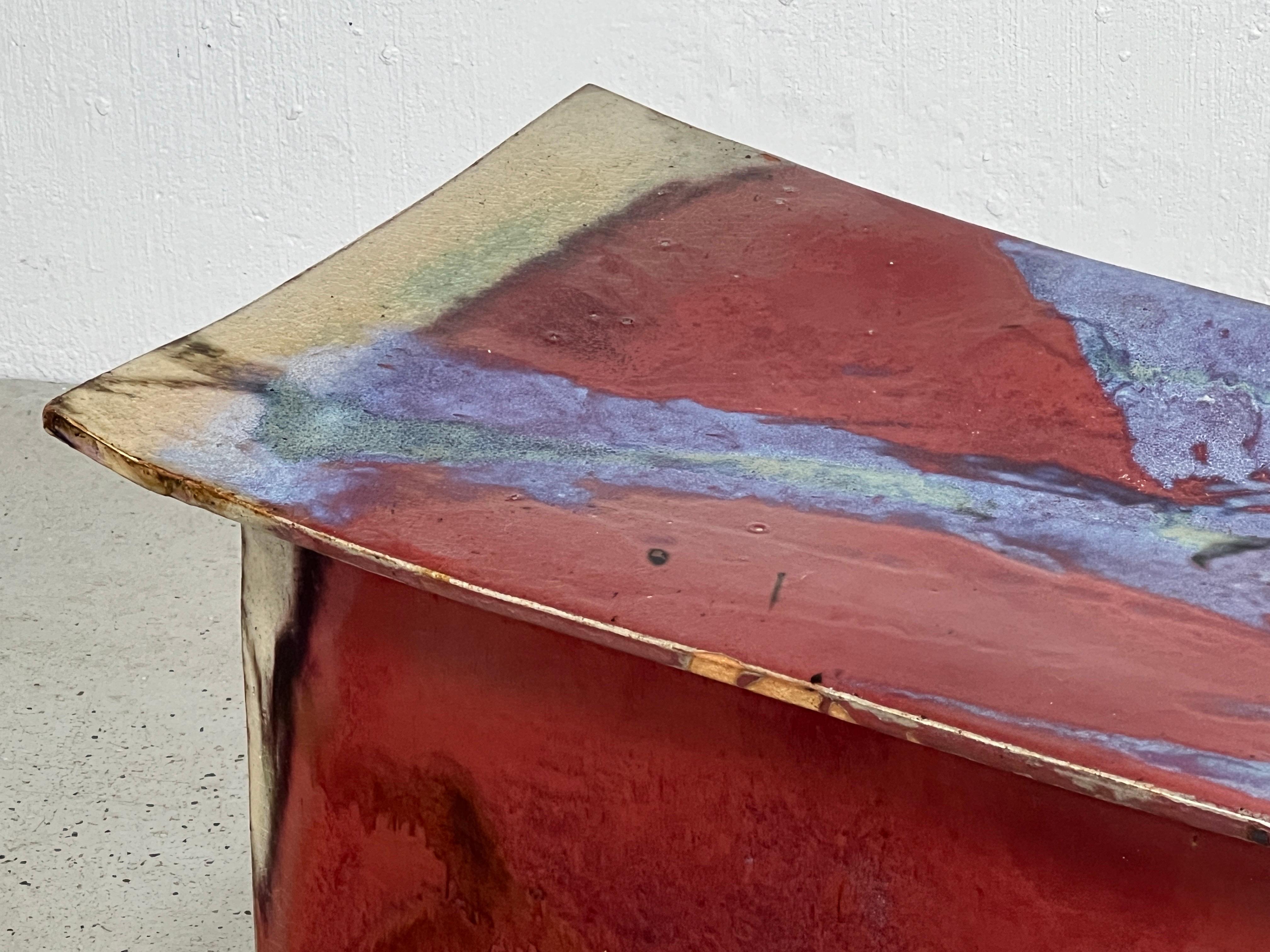 Eric O'Leary Ceramic Bench For Sale at 1stDibs