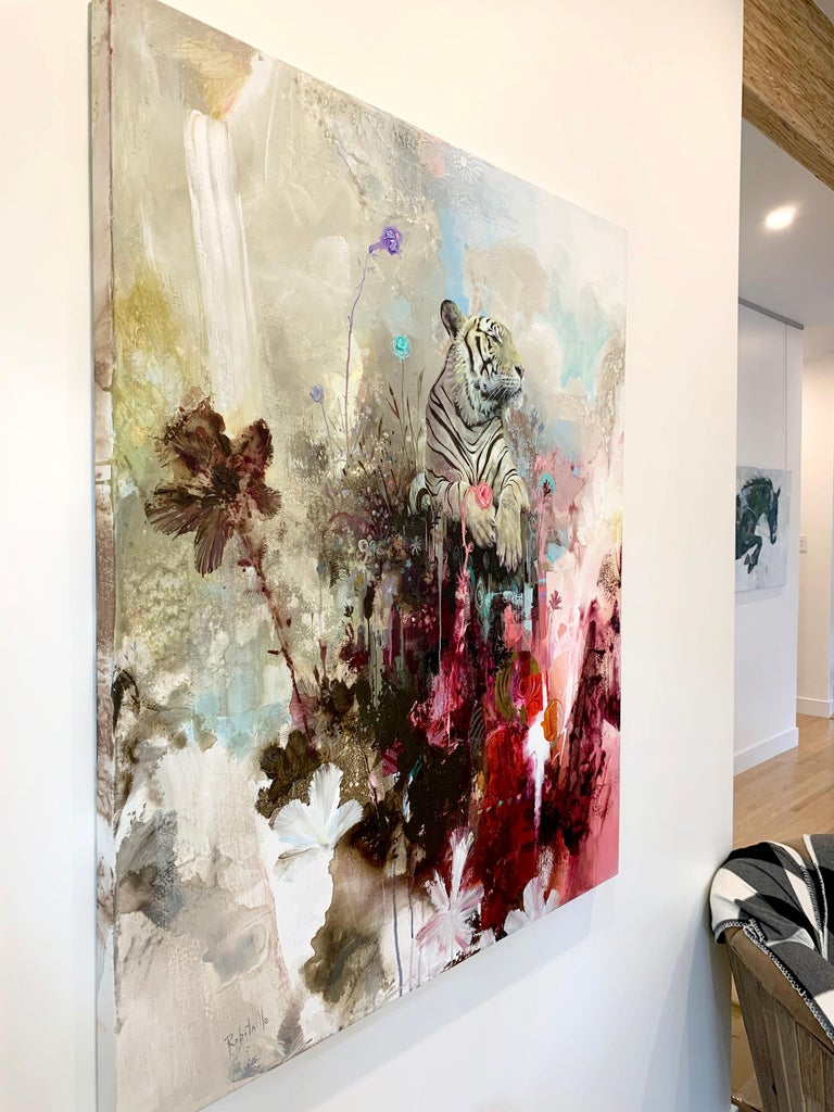 Eric Robitaille - Mount Fortitude, Abstract realism, Tiger with bright ...