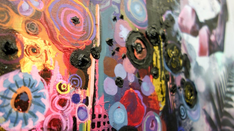 Eric Robitaille - The Crossing - Contemporary abstract Horse with bold ...