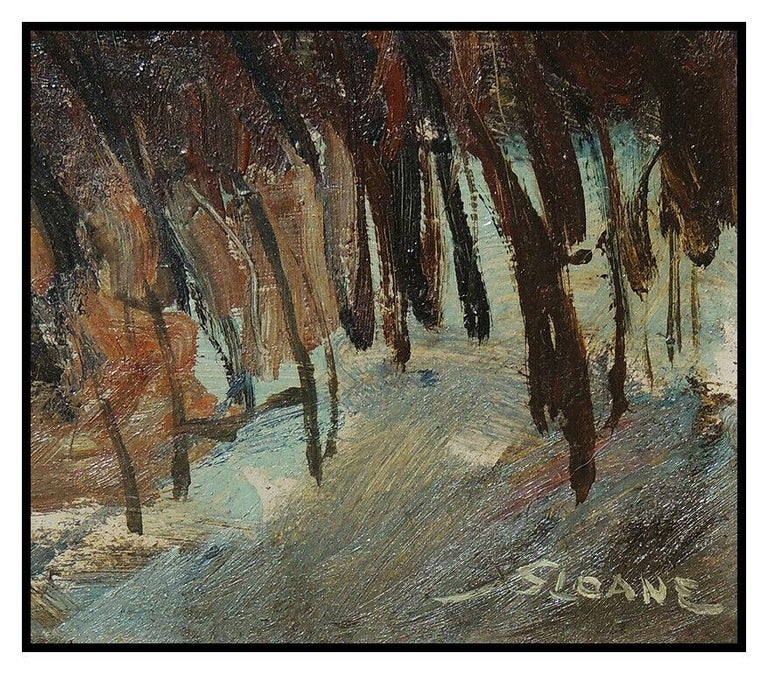 Eric Sloane - Eric Sloane Original Oil Painting On Board Signed New ...