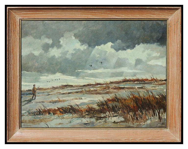 Eric Sloane - Eric Sloane Original Oil Painting On Board Signed New ...