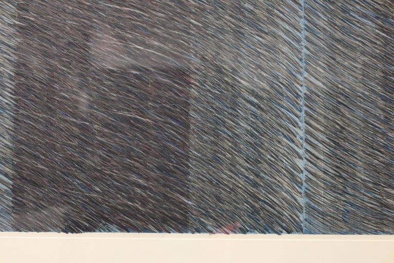 Eric Terry, "Blue Flow", Graphite on Paper, 1975 For Sale at 1stDibs