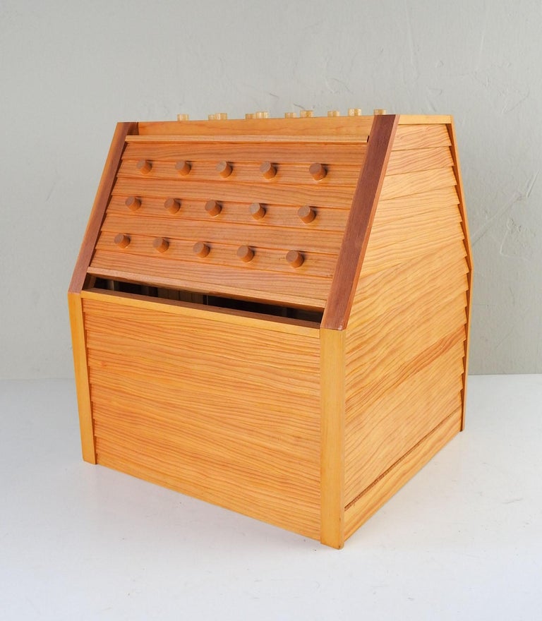 Eric Weller Wood House Sculpture For Sale at 1stDibs