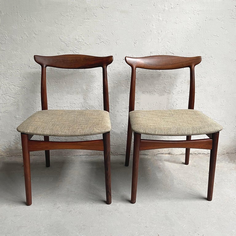 Eric Wørts Model 112 Rosewood Cow Horn Chairs For Sale at 1stDibs