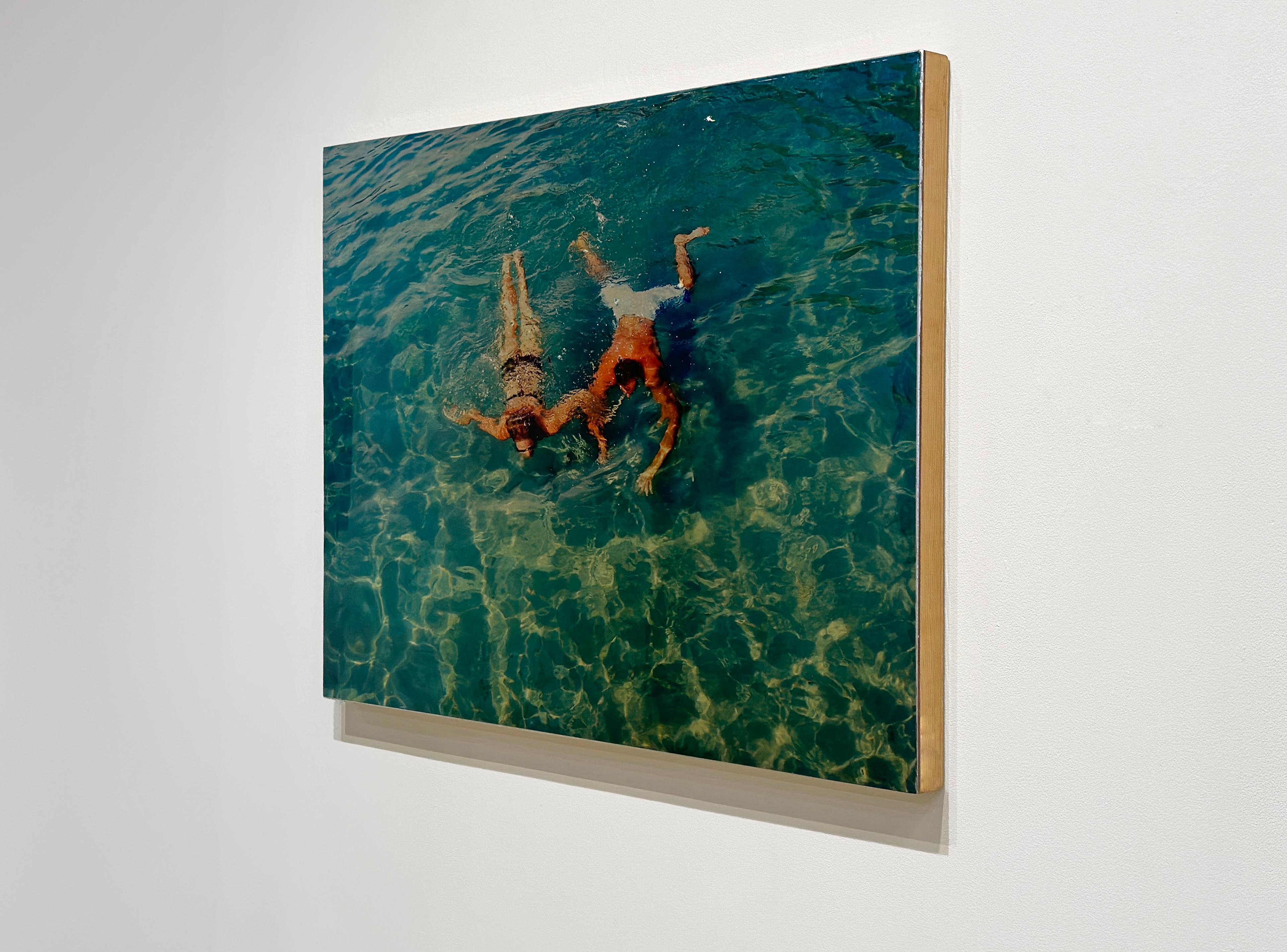 Eric Zener - ALL CLEAR AHEAD, people swimming in shallow water, sun ...