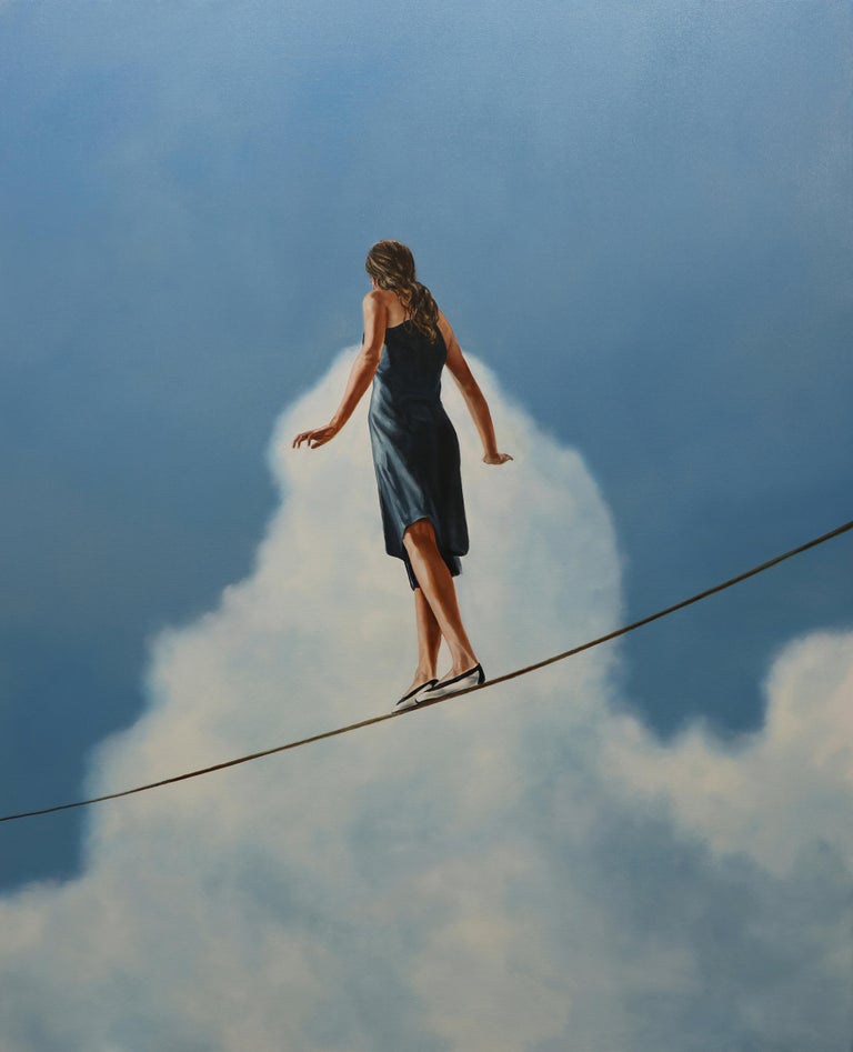 Eric Zener - Across the Divide, Contemporary Figurative Oil Painting ...
