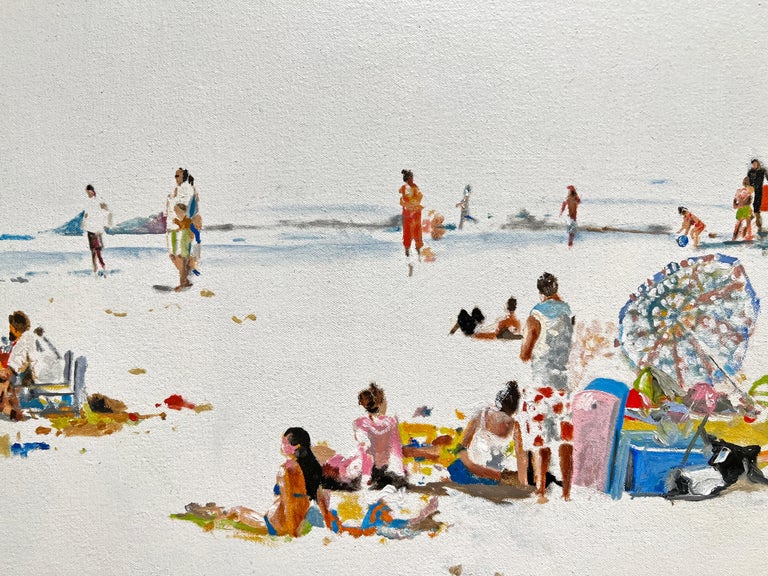Eric Zener - EQUANIMITY - Contemporary Figurative Pop Art / Beach Scene ...