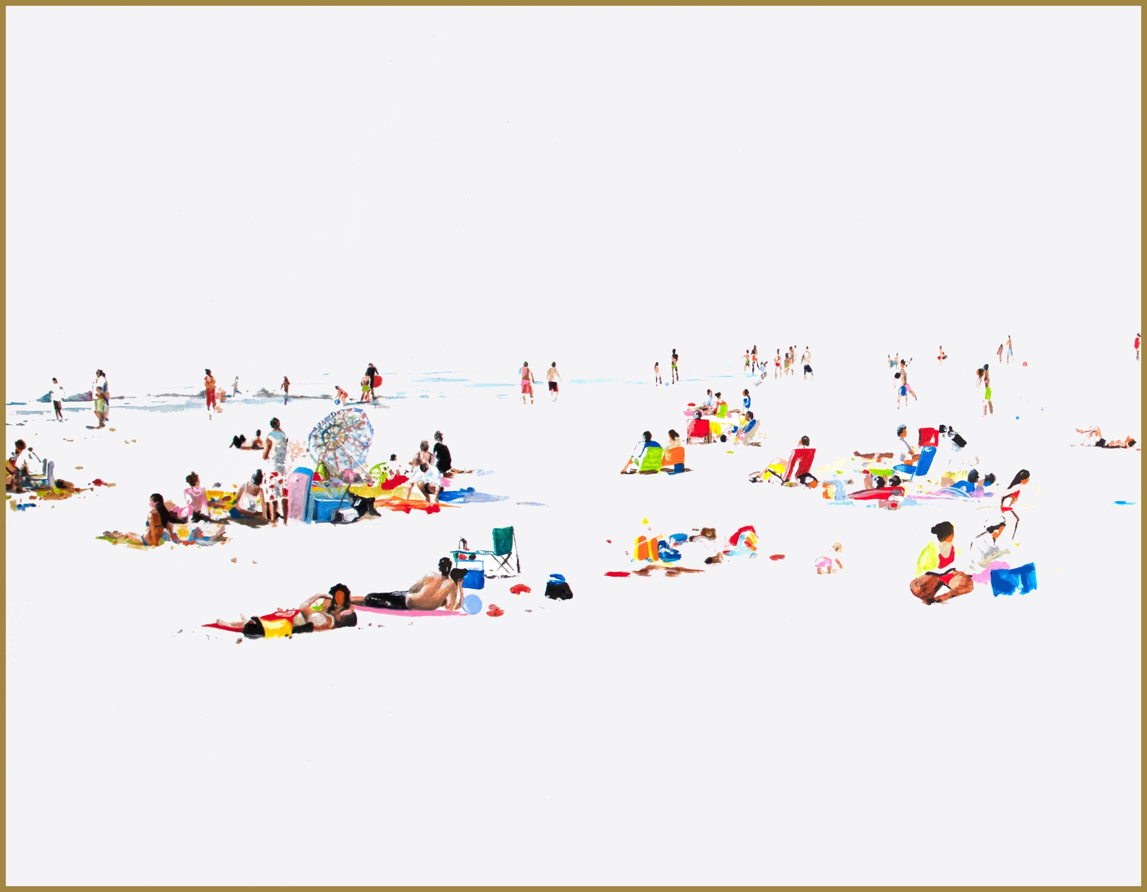 Eric Zener - THE DIVE - Contemporary Figurative Pop Art / Beach Swimmer ...