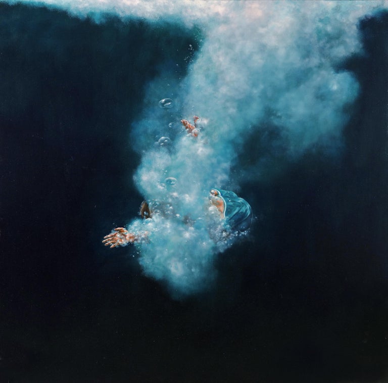 Eric Zener - Exit, Contemporary Realism, Figurative, Water, Submerged ...