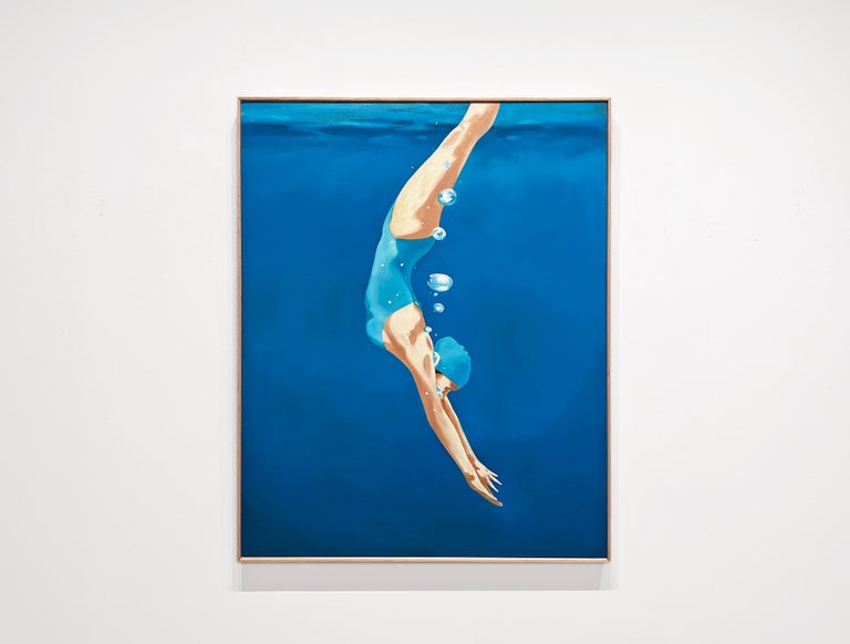 Eric Zener - THE DIVE - Contemporary Figurative Pop Art / Beach Swimmer ...