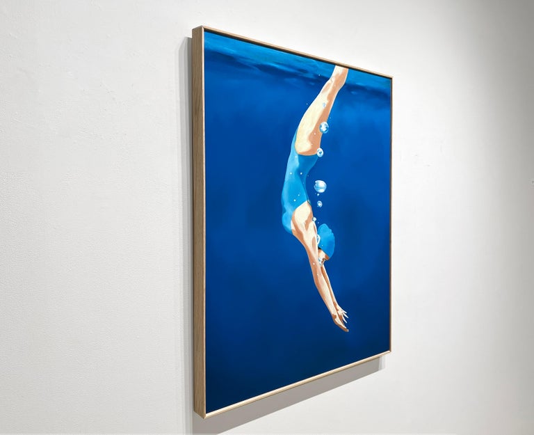 Eric Zener - THE DIVE - Contemporary Figurative Pop Art / Beach Swimmer ...