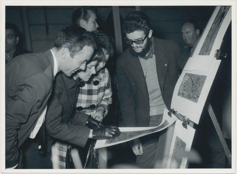 Erich Andres - Observing art, Montmatre, Paris, France 1950s, 13 x 17 ...