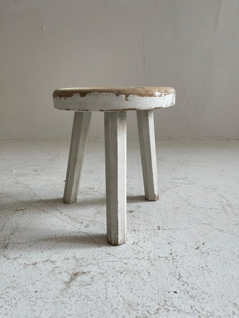 Erich Dieckmann Original Paint Attributed Bauhaus Stool, Germany, 1930 ...