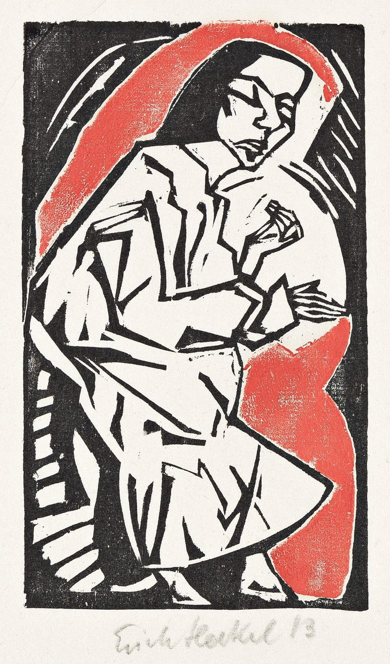 Erich Heckel - Liegende For Sale at 1stDibs