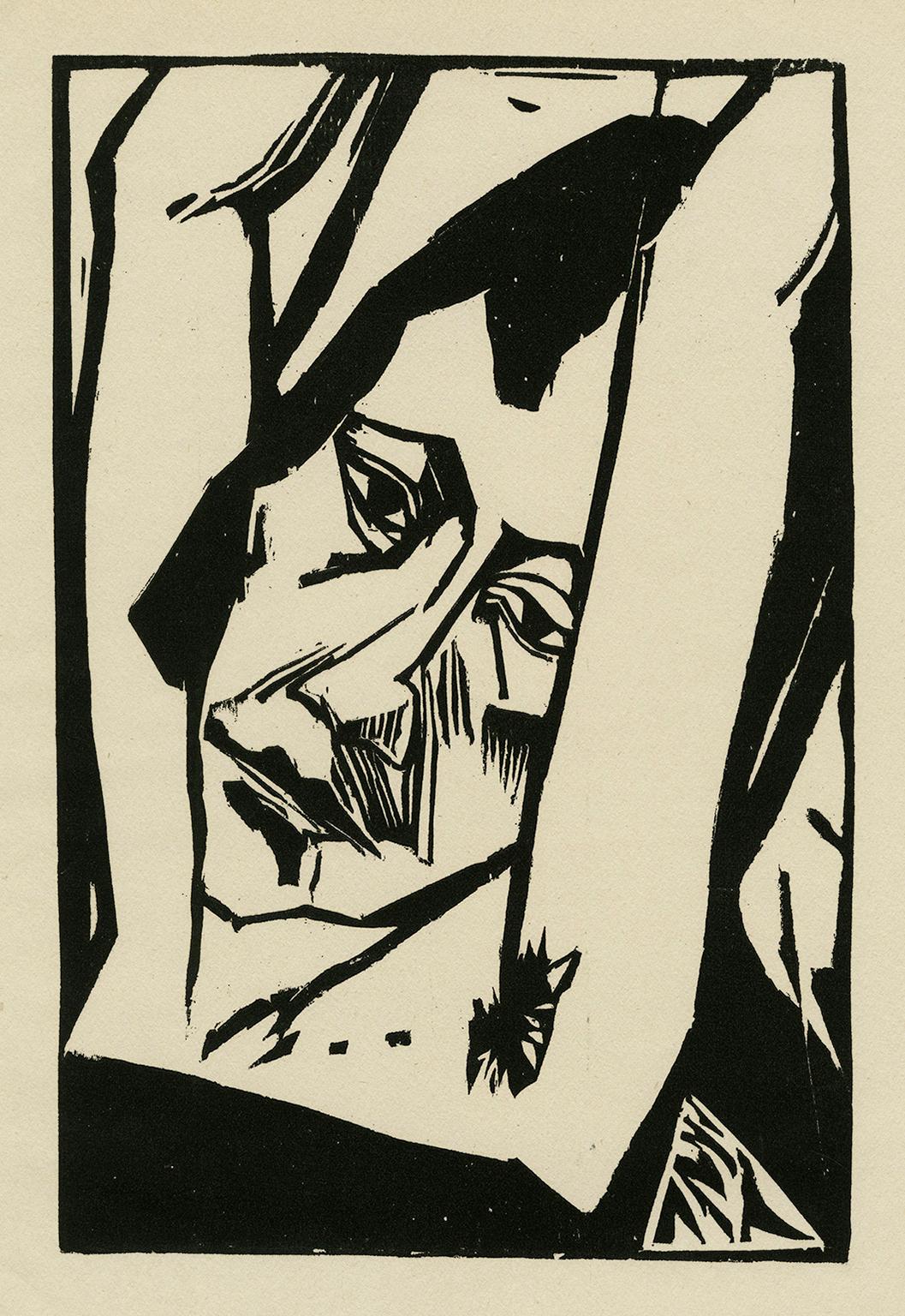 Erich Heckel - Erich Heckel Woodcut "Reclining Woman", 1913 For Sale at ...