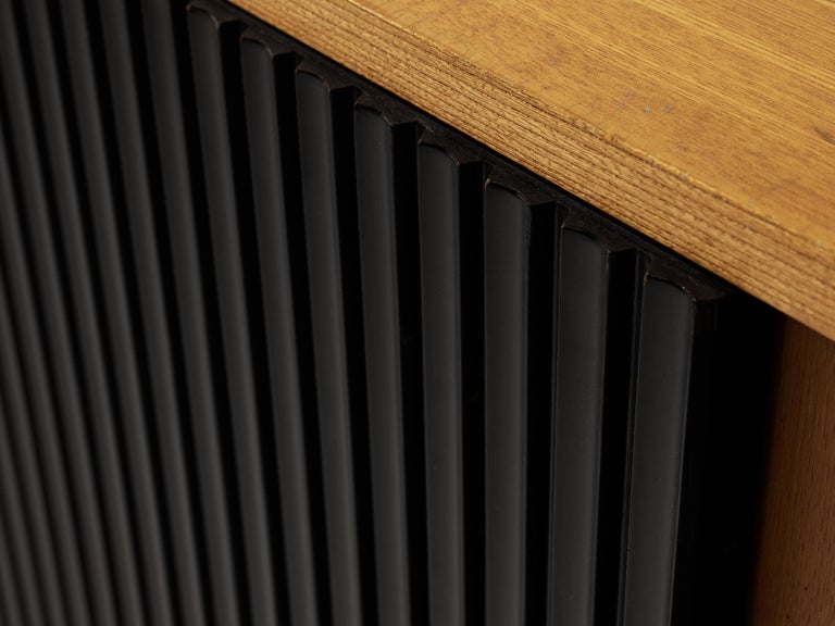 Erich Stratmann Bicolored Sideboard in Ash with Sliding Doors at 1stDibs
