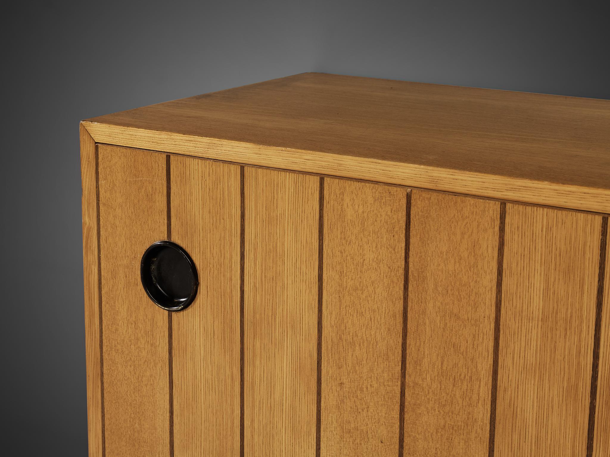 Erich Stratmann Sideboard in Ash with Drawers and Sliding Door For Sale ...