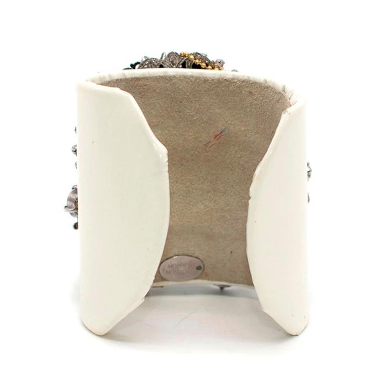 Erickson Beamon White Jewel Cuff Bracelet at 1stDibs | erickson beamon ...