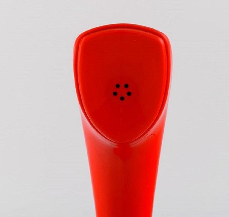 Ericsson Cobra Phone in Red Plastic with Turntable at the Bottom, 1960s ...