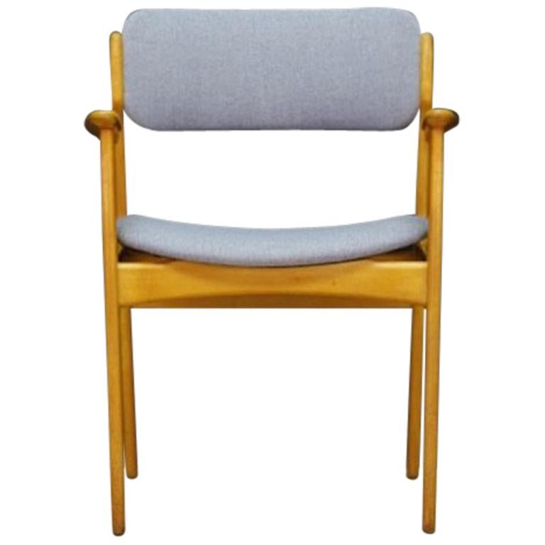 Set of Four Armchairs in Teak by Erik Buch, 1960s For Sale at 1stdibs