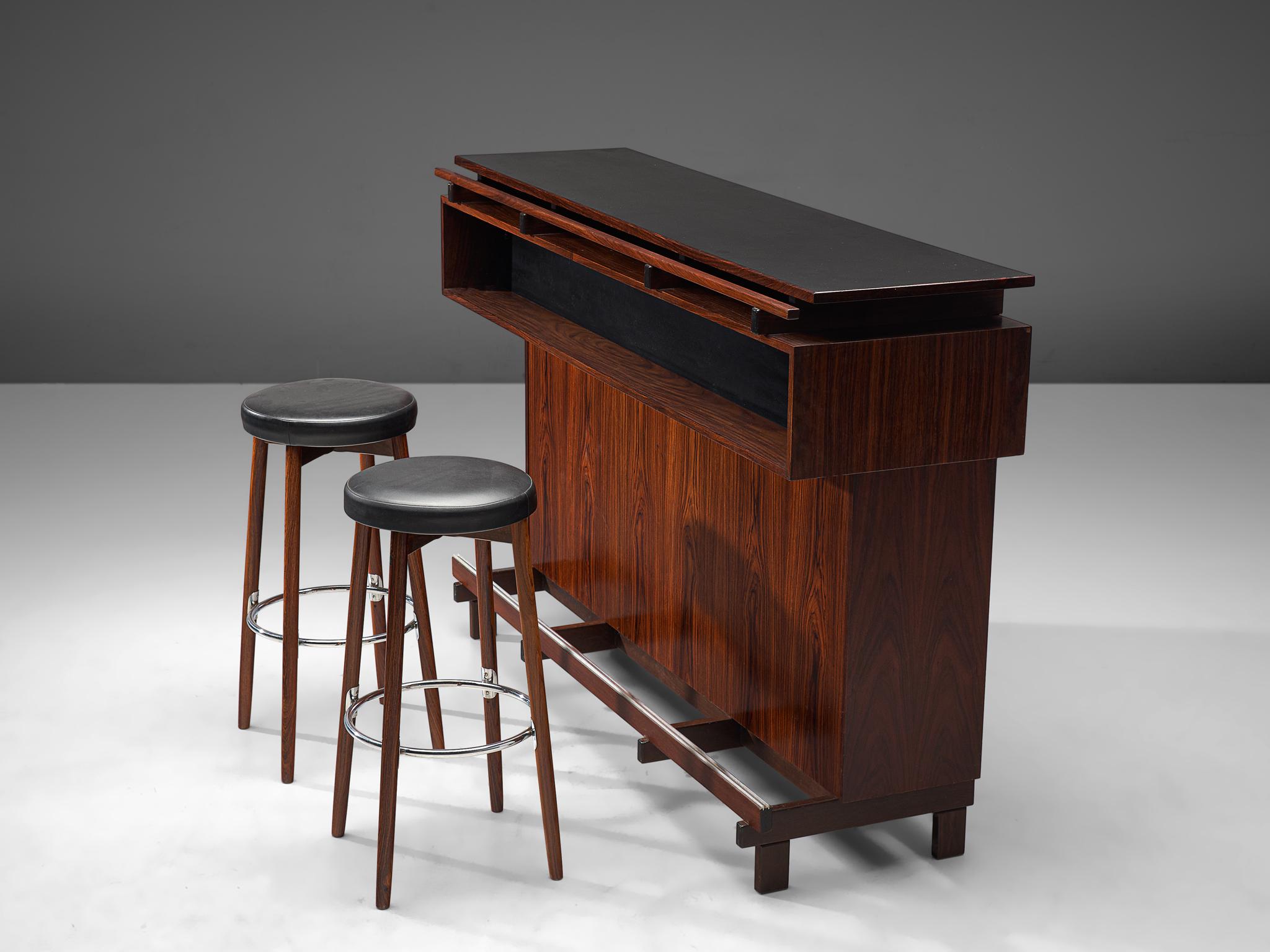 Erik Buch Danish Dry Bar in Rosewood, 1960s For Sale at 1stDibs ...
