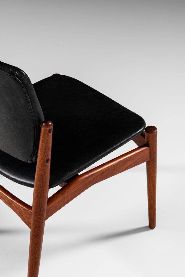 Erik Buck Dining Chairs Model Captain Produced by Ørum Møbelsnedkeri in ...