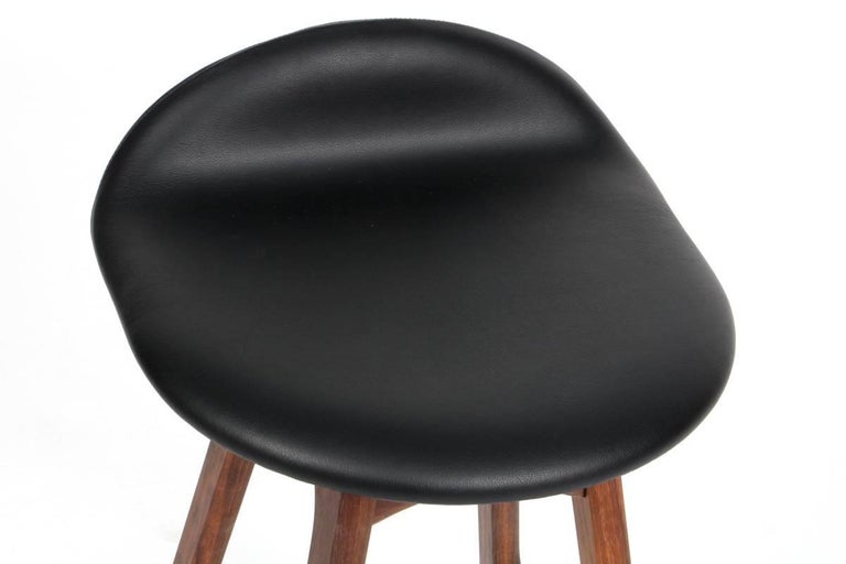Erik Buck OD61 Walnut Counter Stools For Sale at 1stDibs