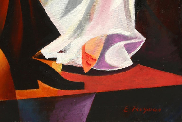 Erik Freyman - Duet #2, Large Art Deco Painting by Erik Freyman For ...