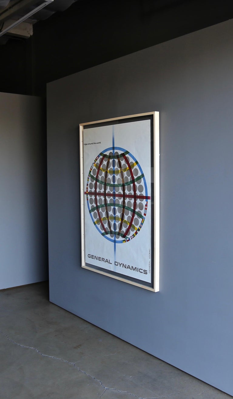 Erik Nitsche "General Atomic" Poster for General Dynamics, circa 1958 ...