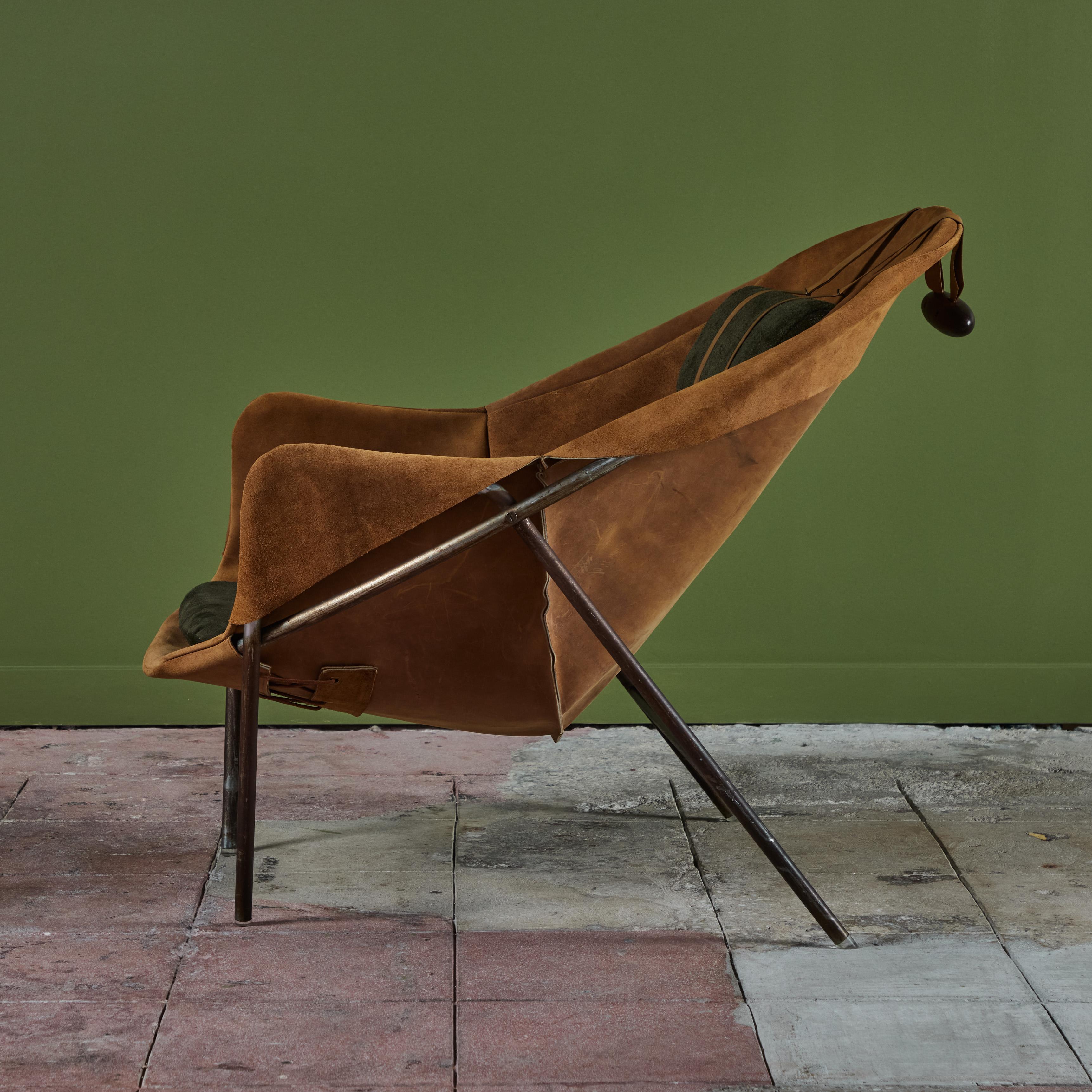 Erik Ole Jorgensen BO-360 Leather Lounge Chair for Bovirke For Sale at ...