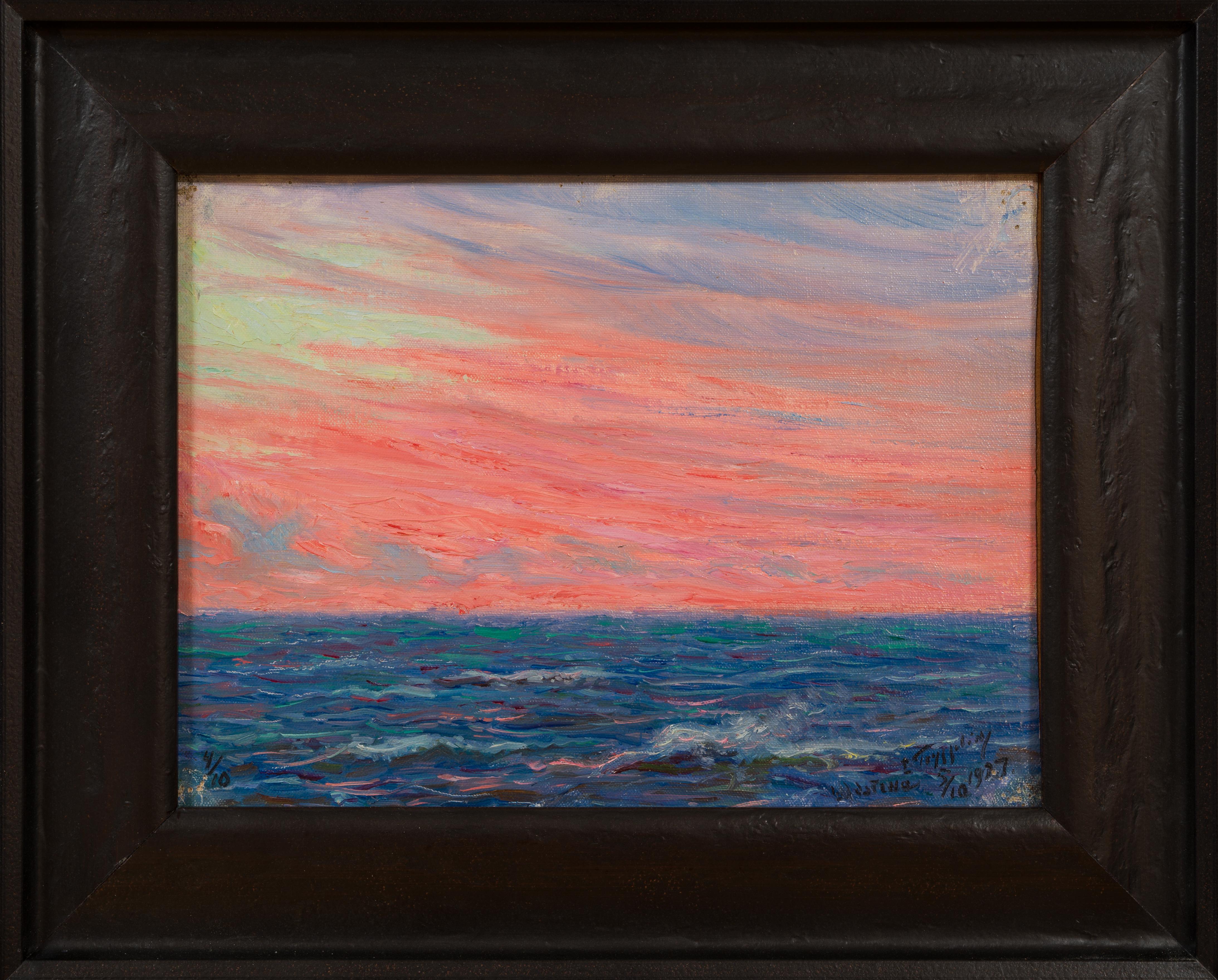 Severin Nilson - Severin Nilson Scandinavian Archipelago at Sunset Oil ...