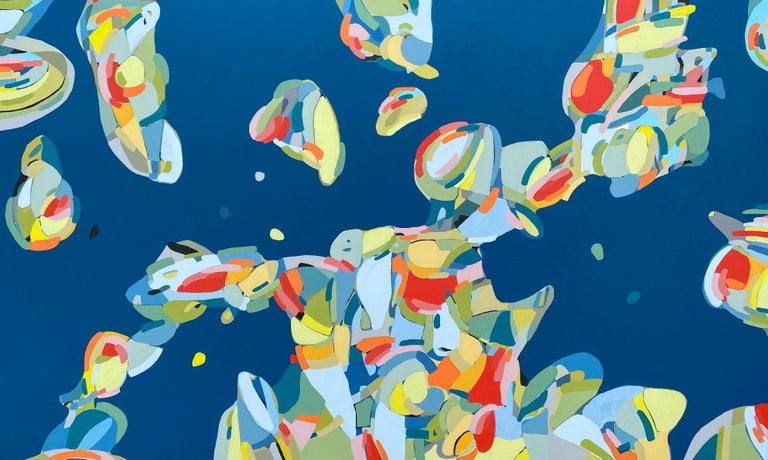 Erika Gehringer - "Hurricane"- Abstract Painting - Bold, landscape ...