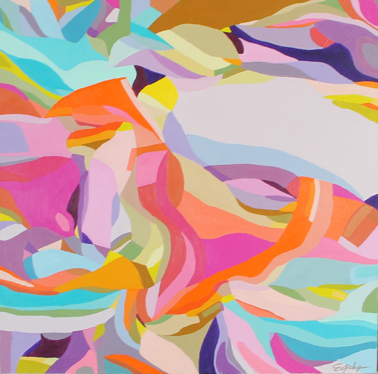 Erika Gehringer - "Hurricane"- Abstract Painting - Bold, landscape ...