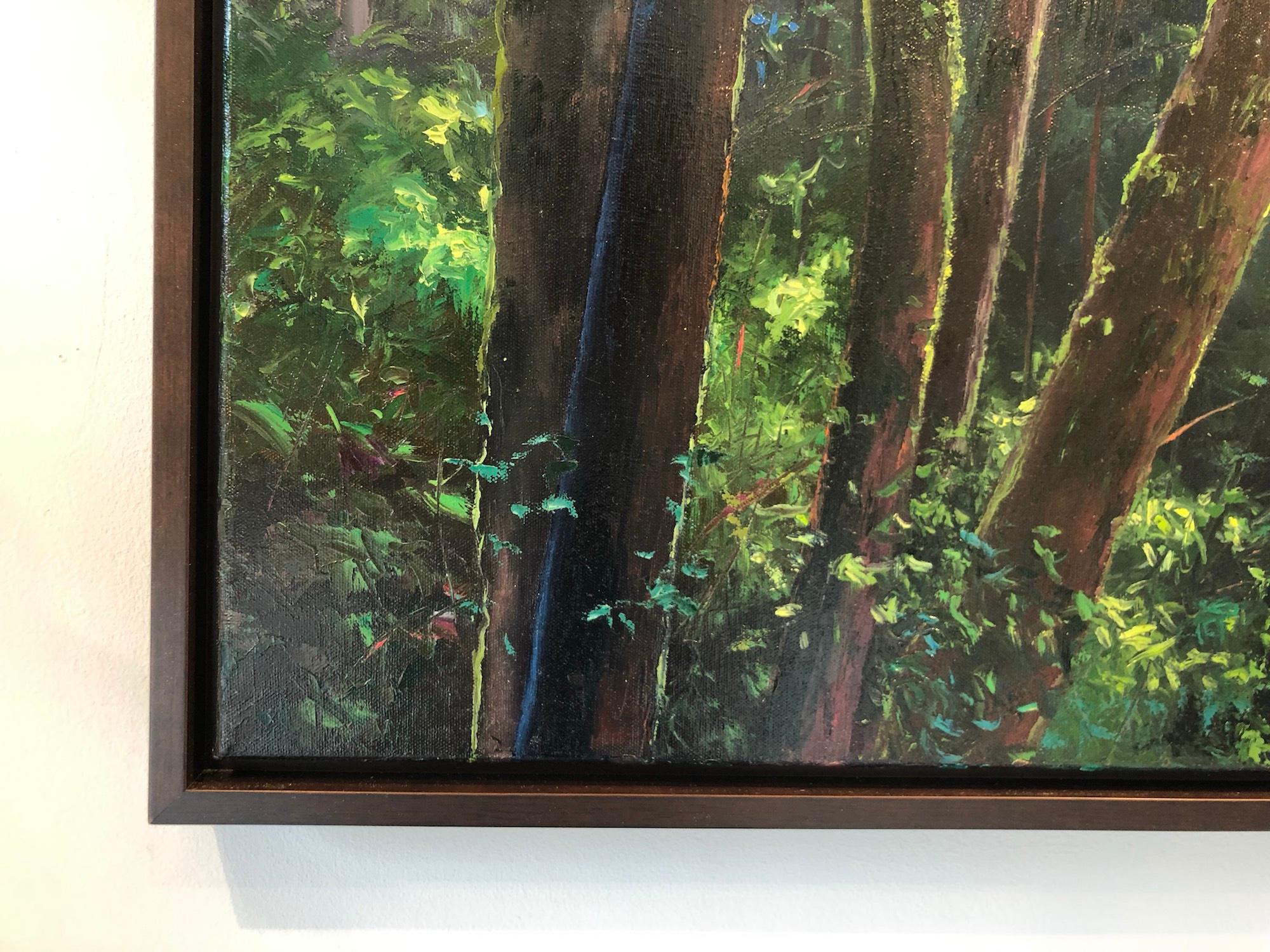 Erika Toliusis - Bambi - forest woodland realism landscape oil painting ...
