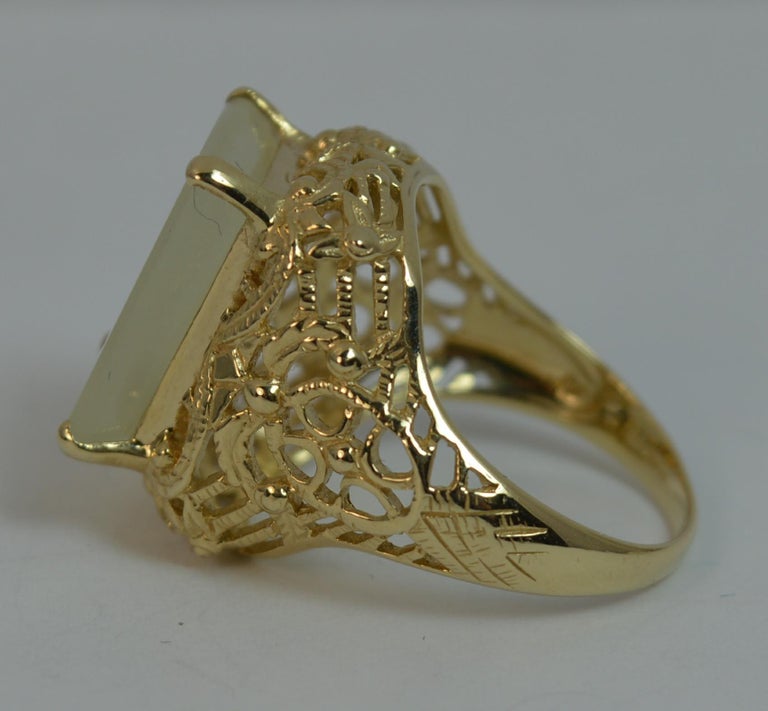 Erin Go Bragh Agate and 9 Carat Gold Intaglio Seal Signet Ring Ireland ...