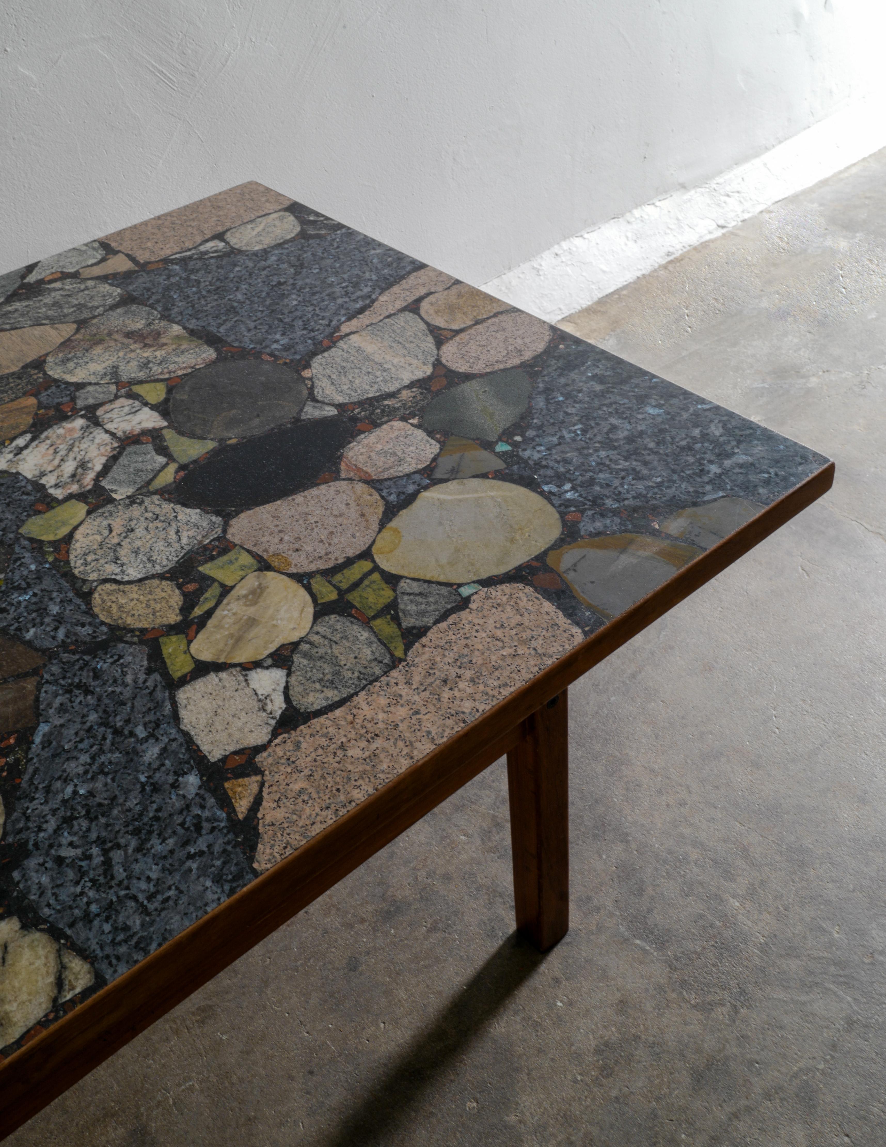 Erling Viksjø "Terazzo Conglo" Table Produced in Norway, 1960s For Sale ...