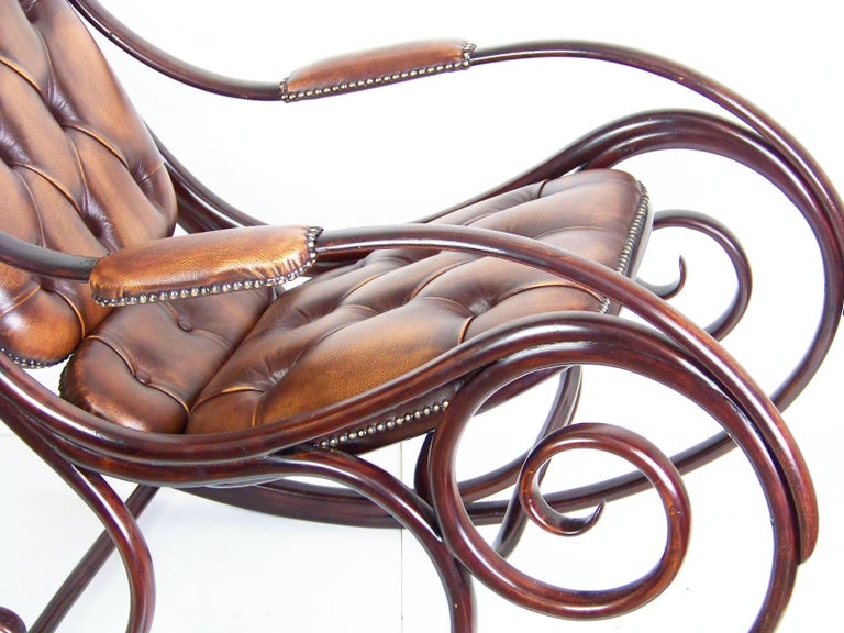 Erly and Rare Rocking Chair Thonet Nr.1 at 1stDibs