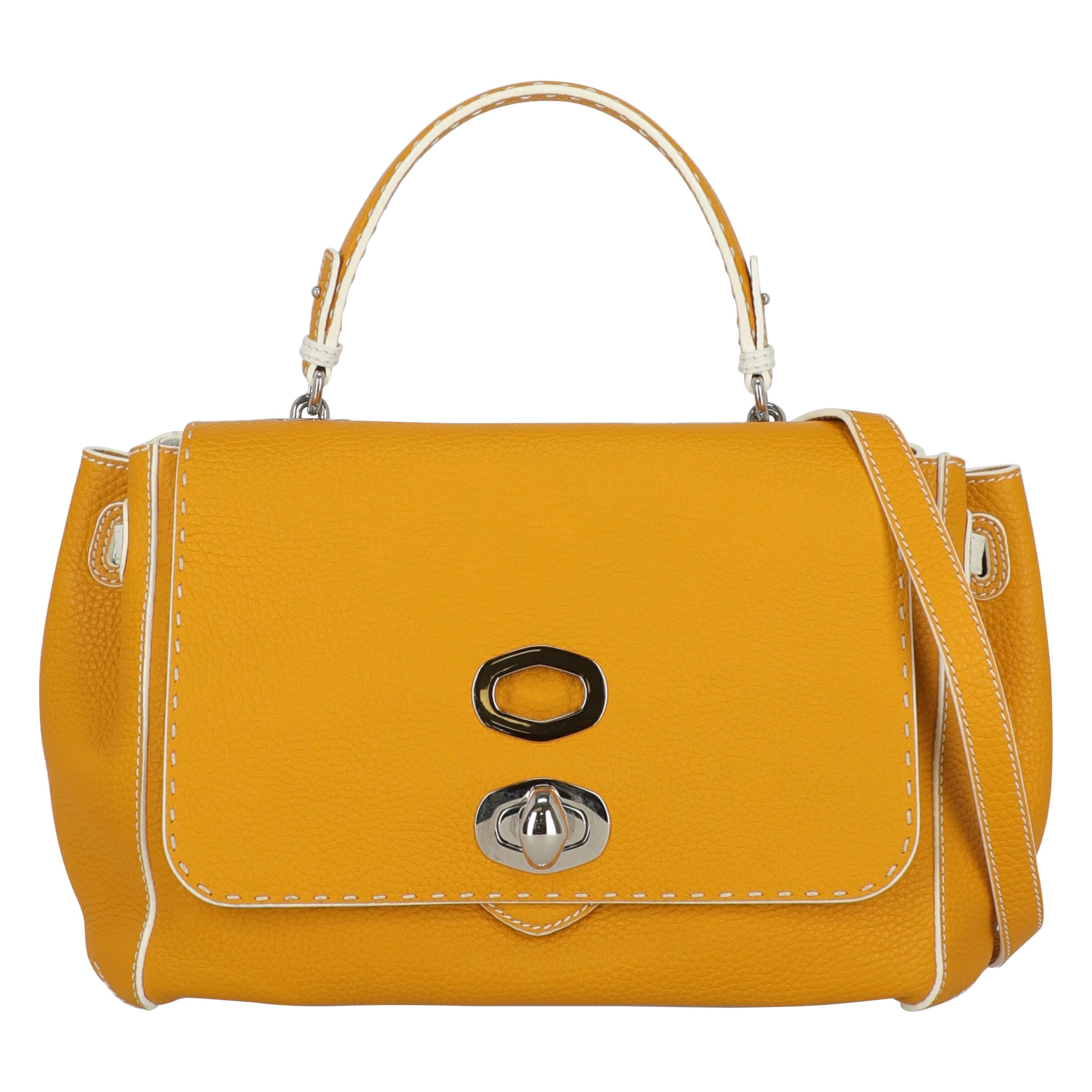 Mulberry Pale Yellow Leather Roxanne Satchel at 1stDibs