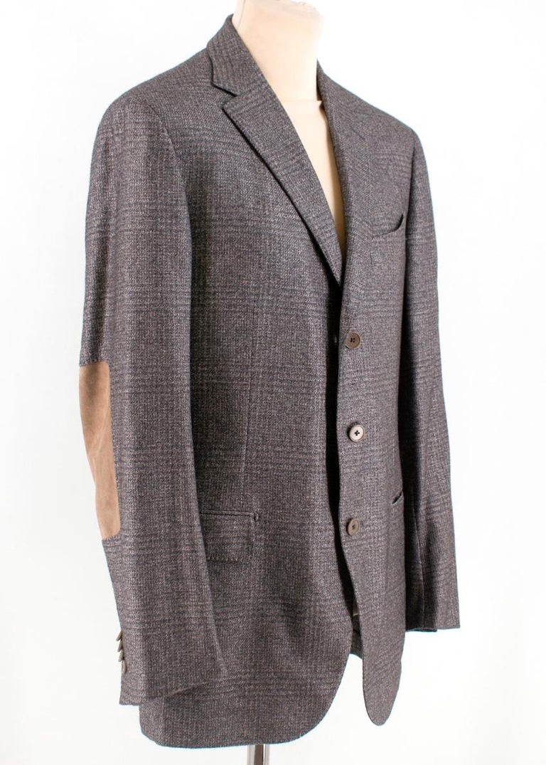 Ermenegildo Zegna Silk and Cashmere Fairway Jacket XL R 52 For Sale at ...