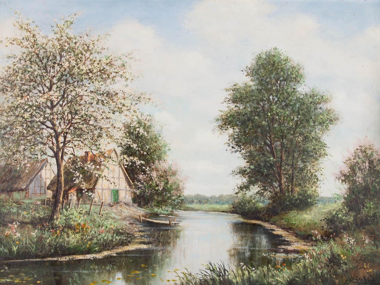 Erna Scharff - Erna Scharff (1895-1982) - Mid 20th Century Oil ...
