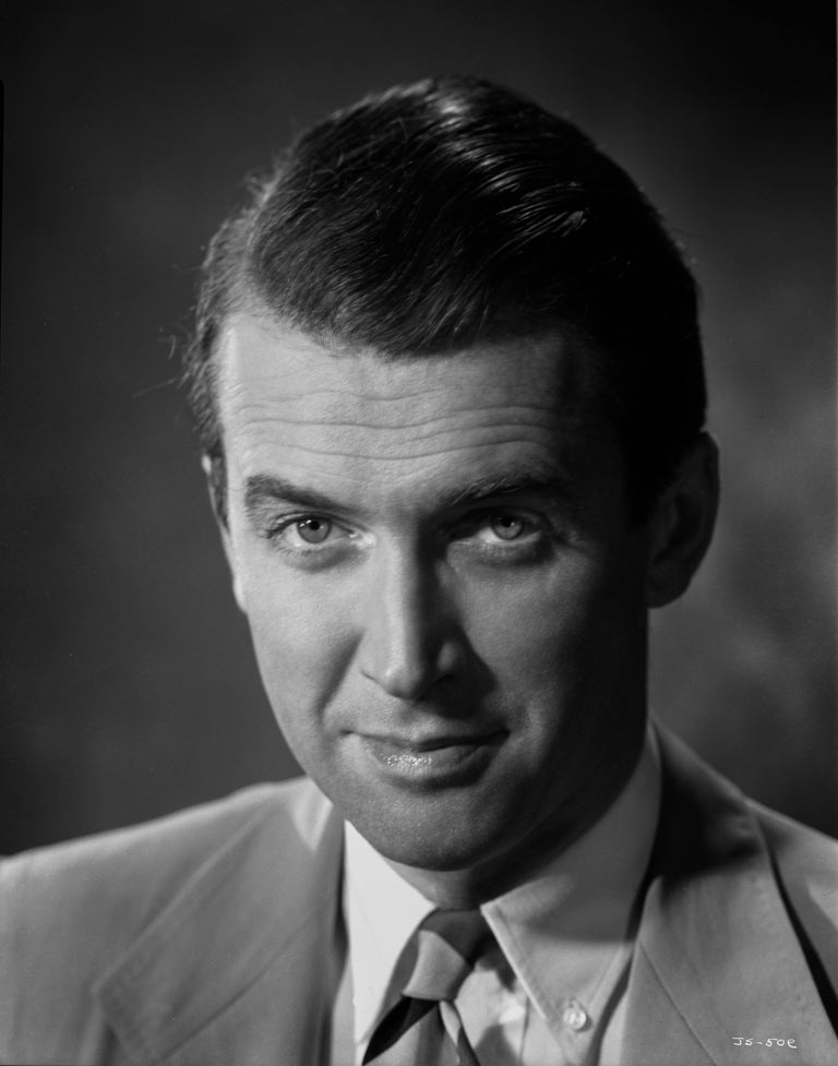 Ernest Bachrach - James Stewart Classical Portrait Fine Art Print For ...