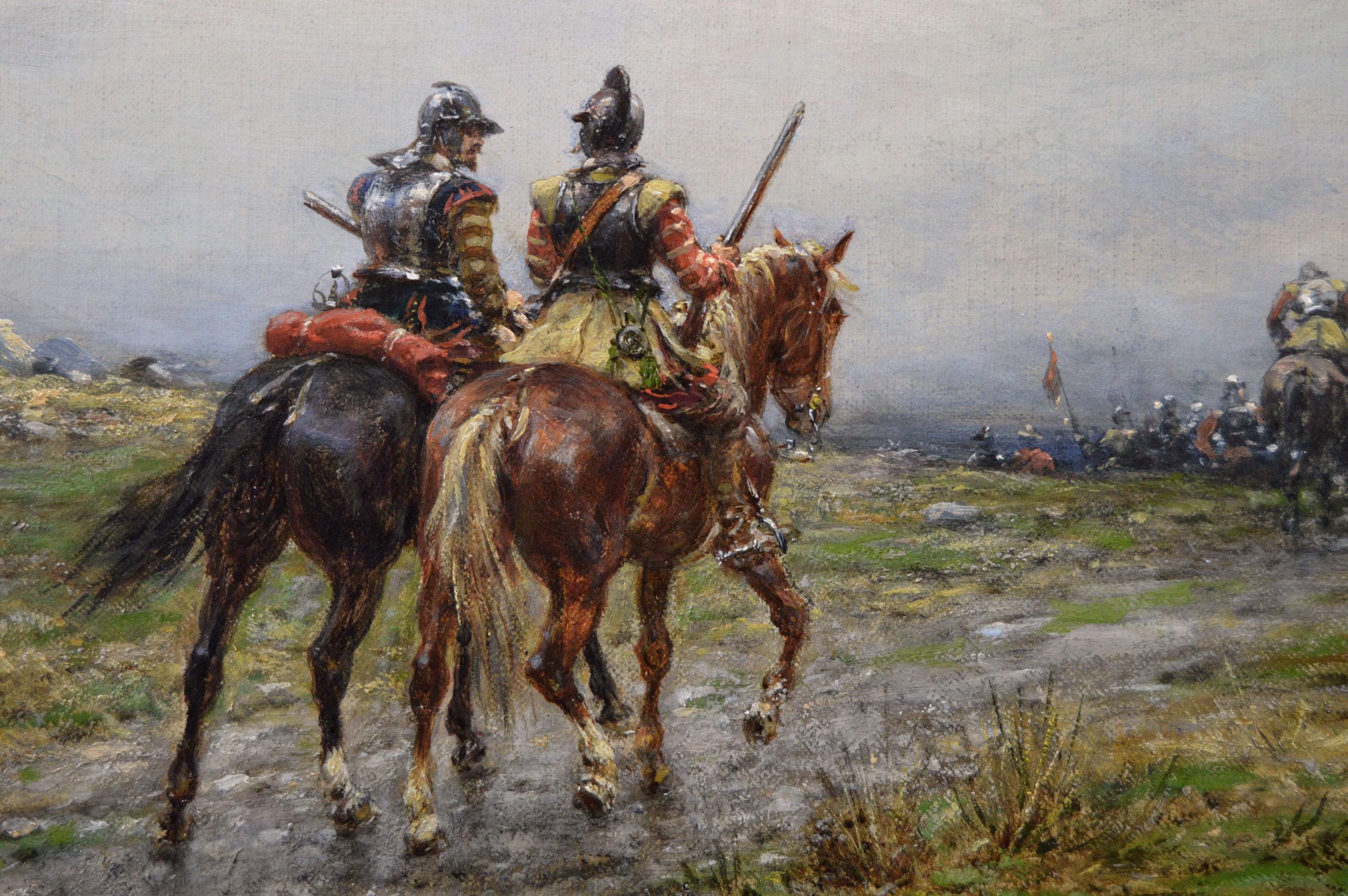 Ernest Crofts - 19th Century historical genre oil painting of English ...