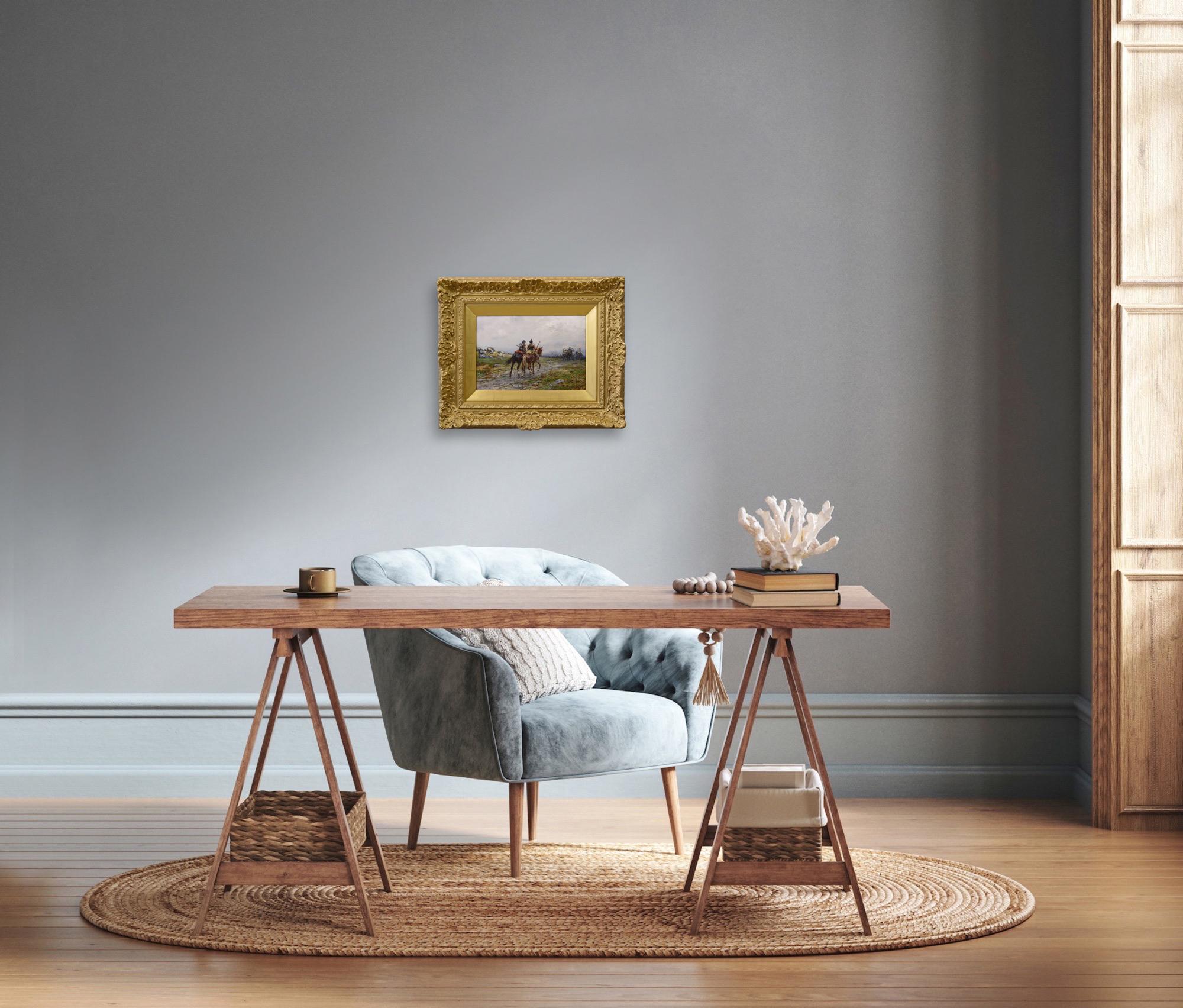 Ernest Crofts - 19th Century historical genre oil painting of English ...