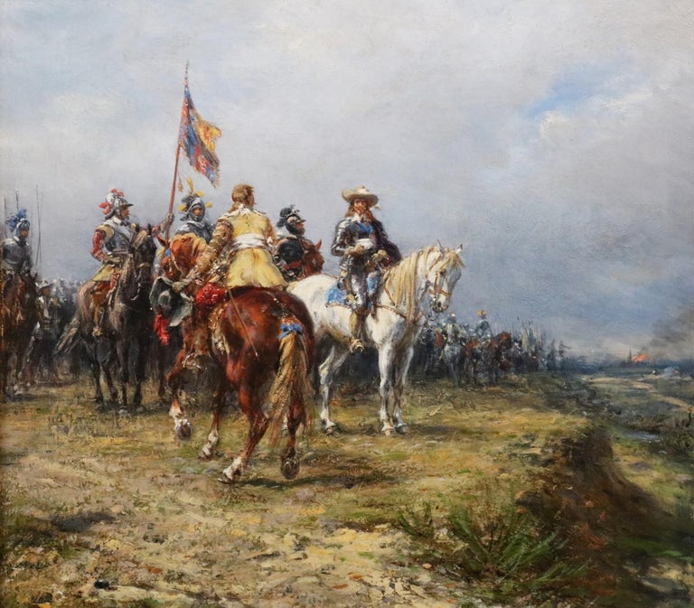 Ernest Crofts - Charles I at Edgehill - 19th Century Military Oil ...