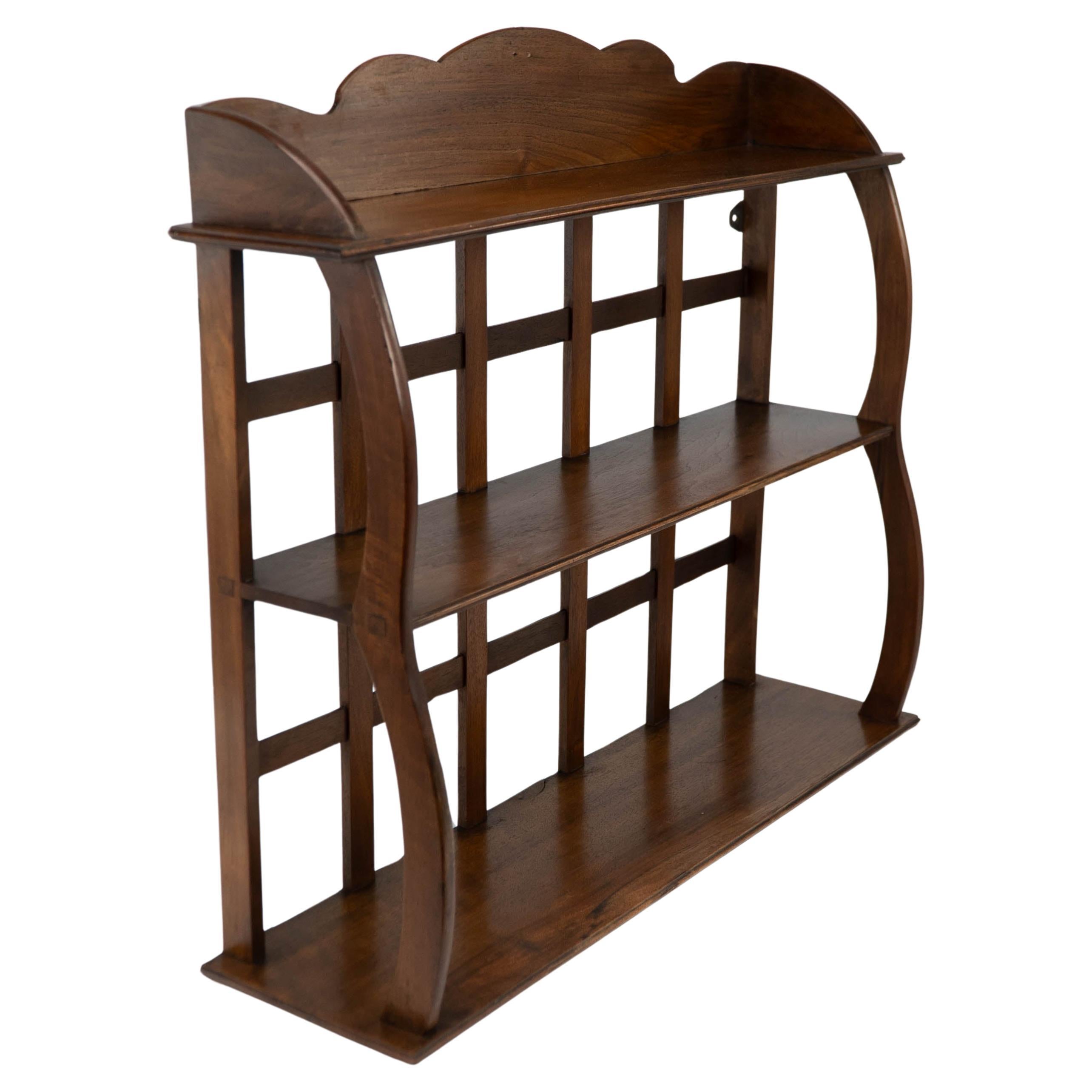 Ernest Gimson A Cotswold School waterfall wall shelf For Sale at 1stDibs