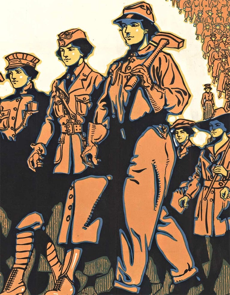 Ernest Hamlin Baker - Original For Every Fighter A Woman Worker, Y.W.C ...