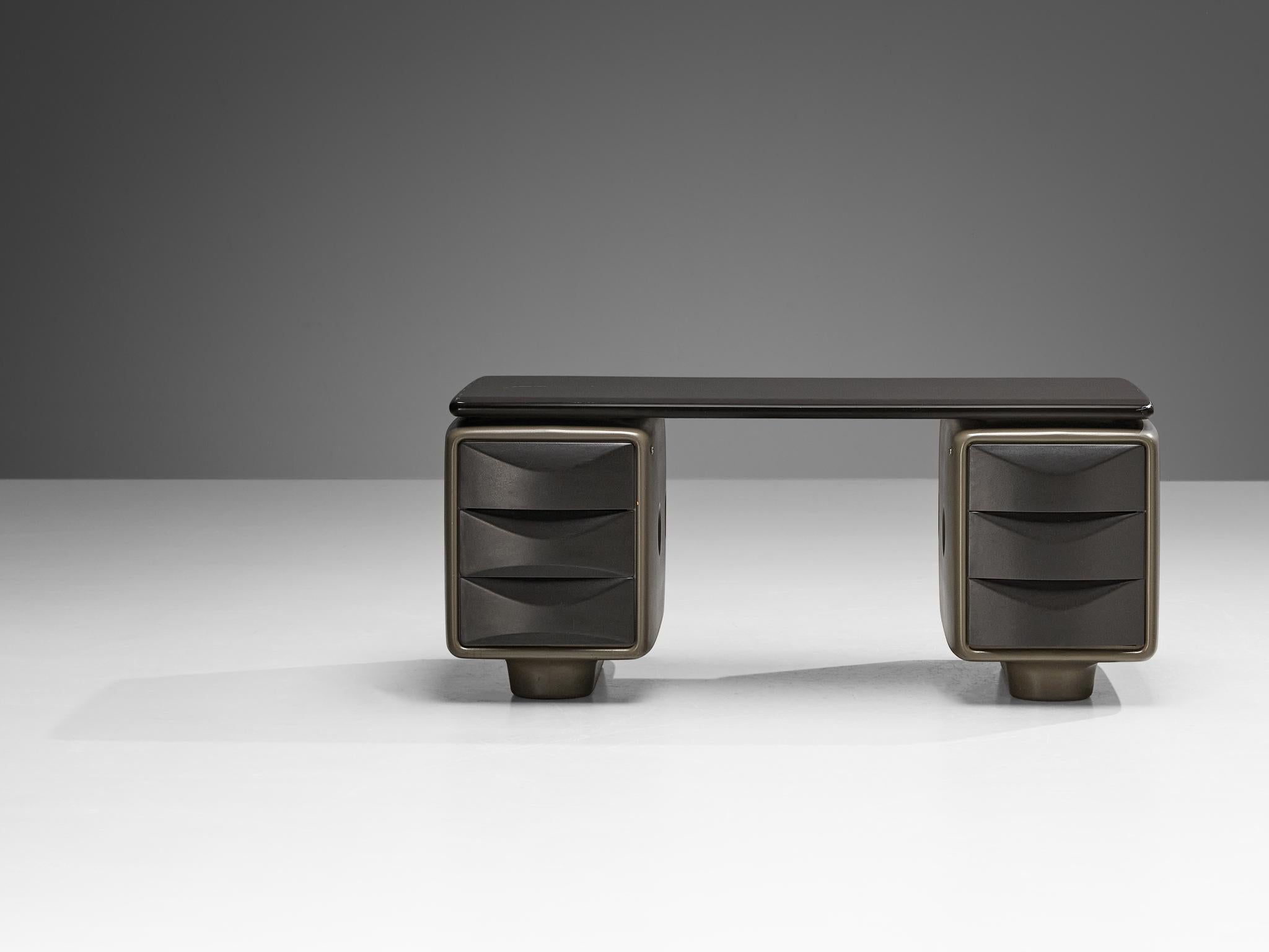 Ernest Igl for Wilhelm Werndl Directors 'Igl-Jet' Desk in Fiberglass ...